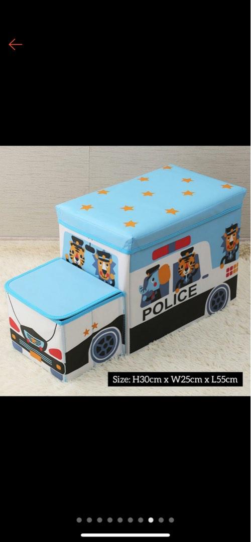 Kids vehicle storage (police car, school bus and sweet shop), Babies ...