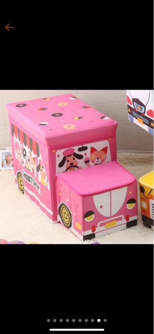 Kids vehicle storage (police car, school bus and sweet shop), Babies ...