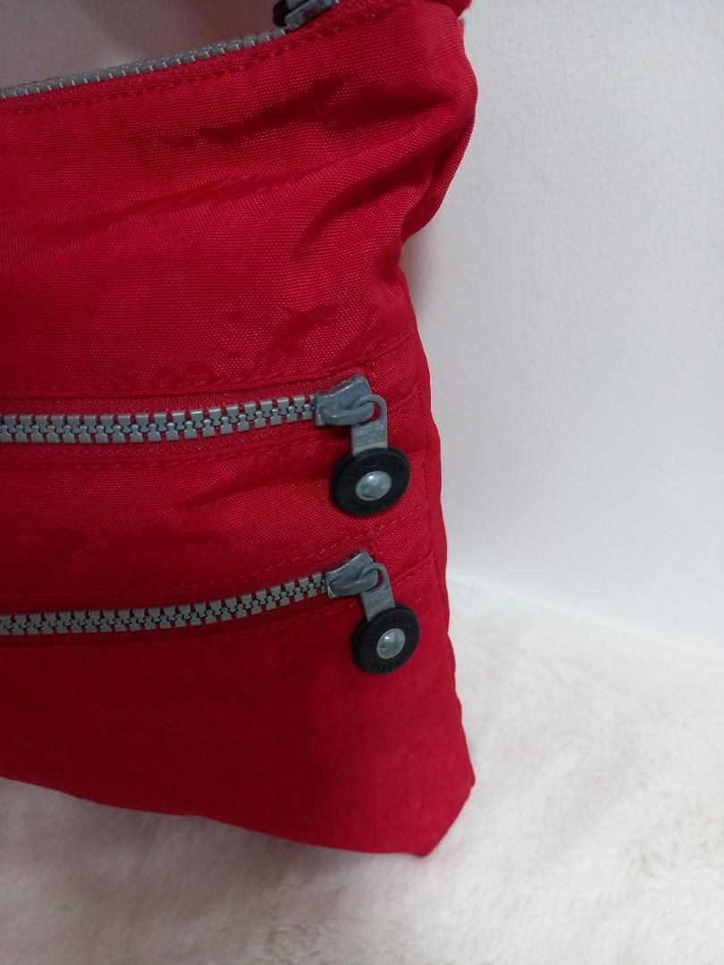 KIPLING ALVAR CAYENNE RED CROSSBODY BAG, Women's Fashion, Bags ...