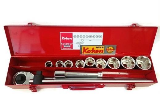 Koken 12pc. 3/4 Dr. Socket Set 22 - 50mm 6pts. Made in Japan Model ...