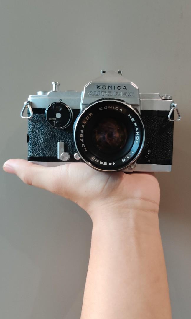 Konica autorex with hexanon 52mm f1.8, Photography, Cameras on Carousell