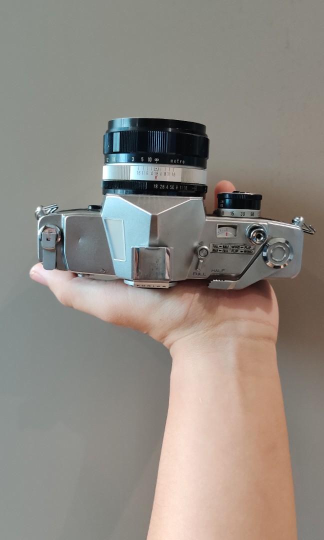Konica autorex with hexanon 52mm f1.8, Photography, Cameras on Carousell