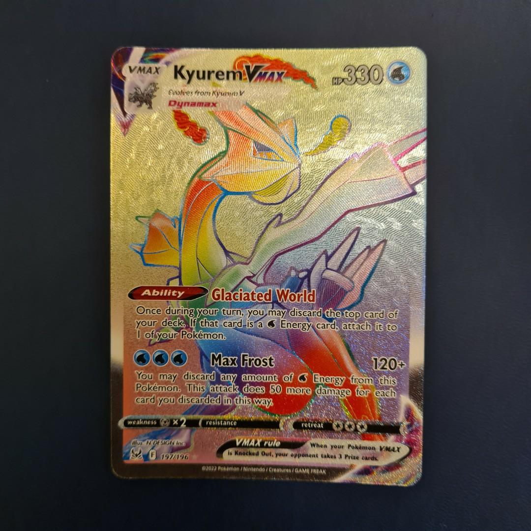 Kyurem V FA (Full Art) & Kyurem Vmax Rainbow (Secret Rare) - Pokemon ...