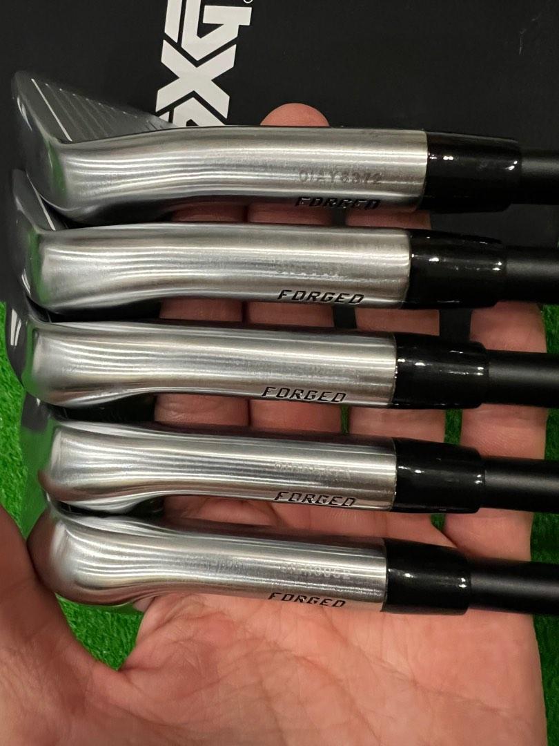 LADIES PXG GEN3 0311P Forged Irons (6-W) (5 Pieces) [PREMIUM AFTERMARKET KBS MAX 45 Ladies Flex ...