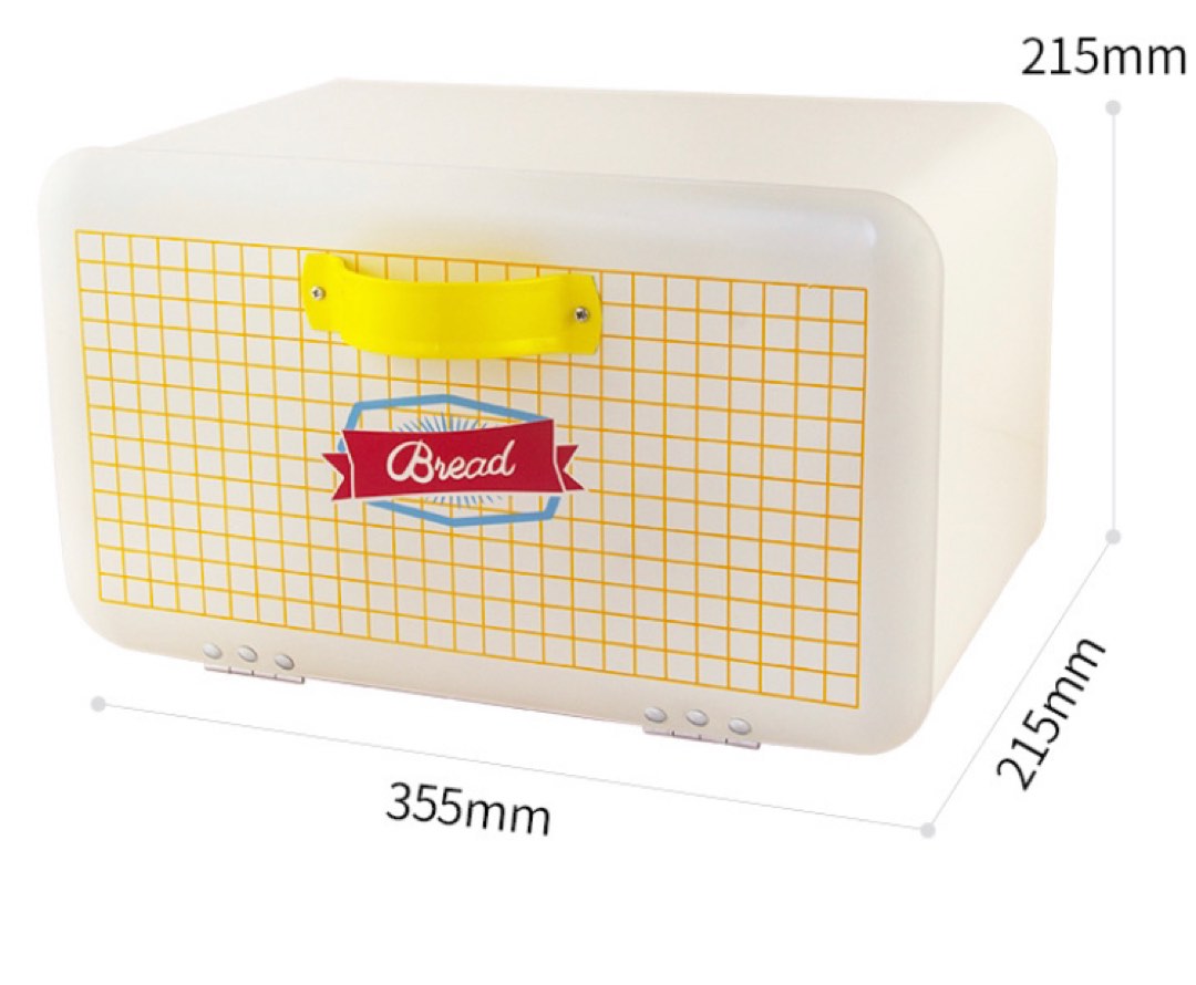 Large size yellow checkered bread holder, Furniture & Home Living, Home ...