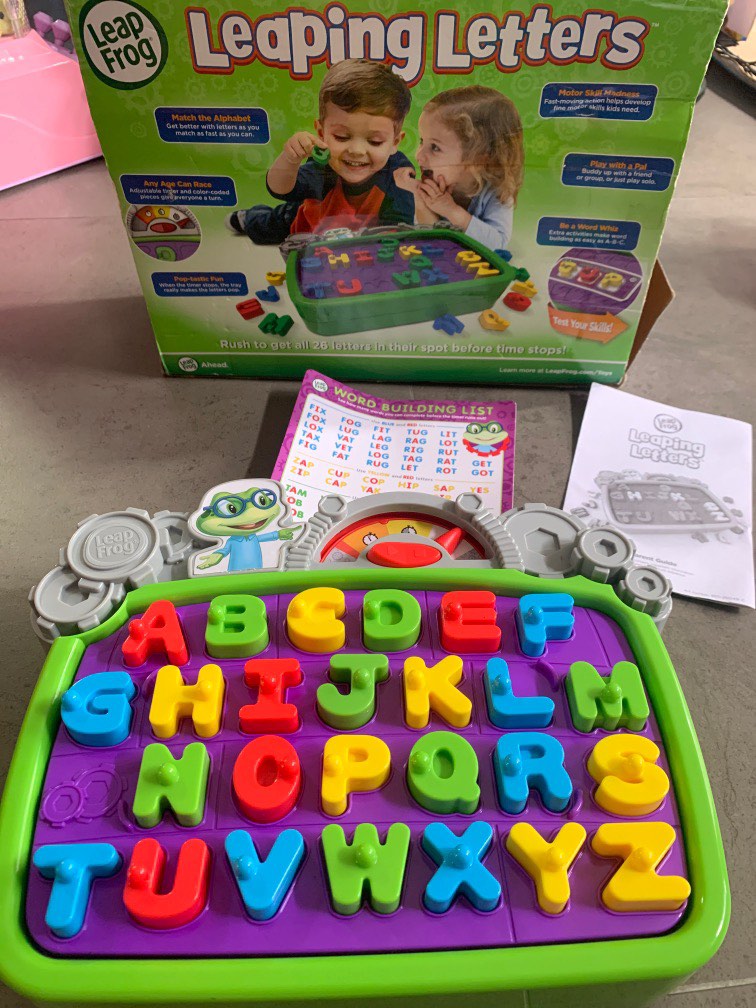 Leapfrog leaping letters, Babies & Kids, Infant Playtime on Carousell