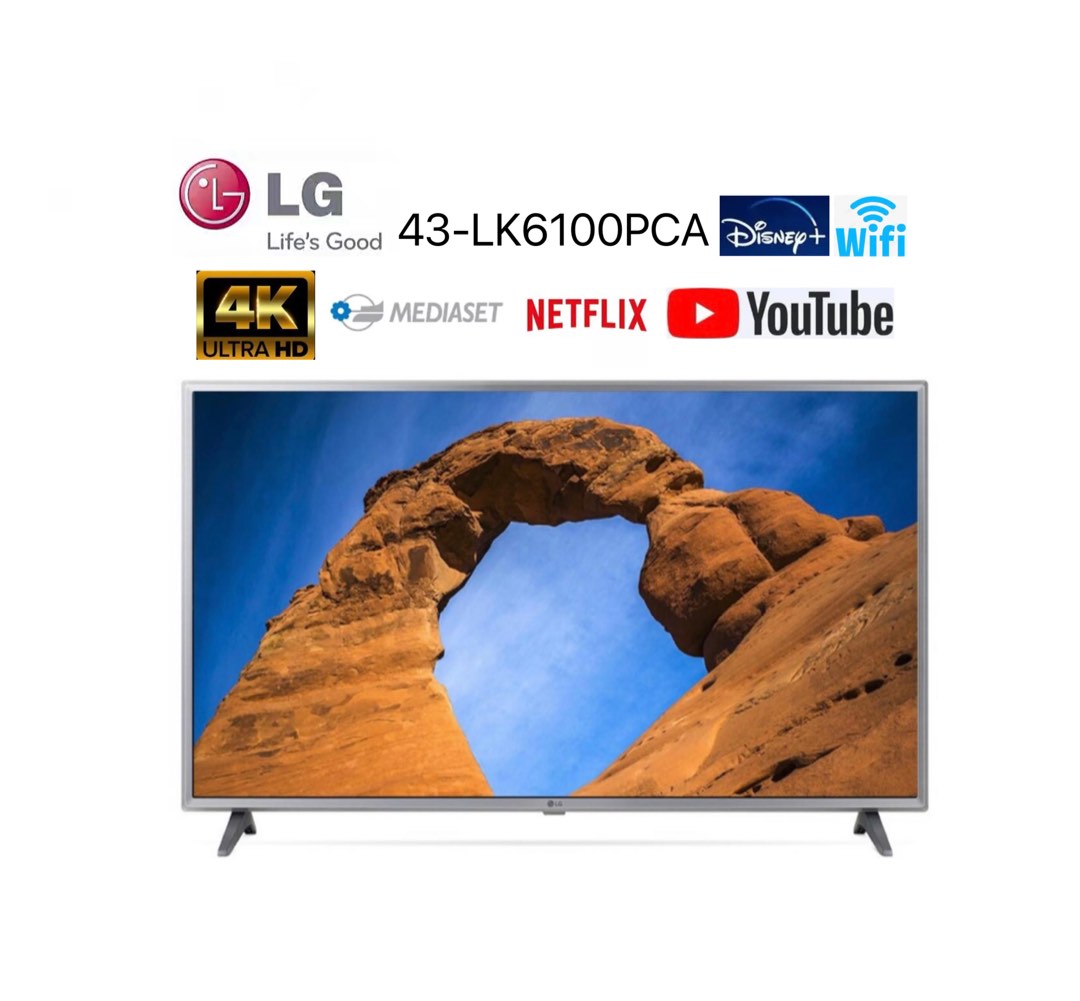 LG-43LK6100PCA-4K, 家庭電器, 電視 & 其他娛樂, 電視 - Carousell