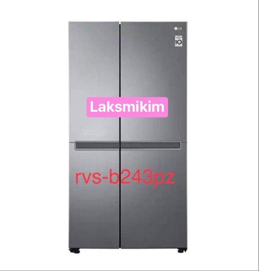 Lg 24cuft refrigerator side by side inverter no frost 24.3cuft rvs ...