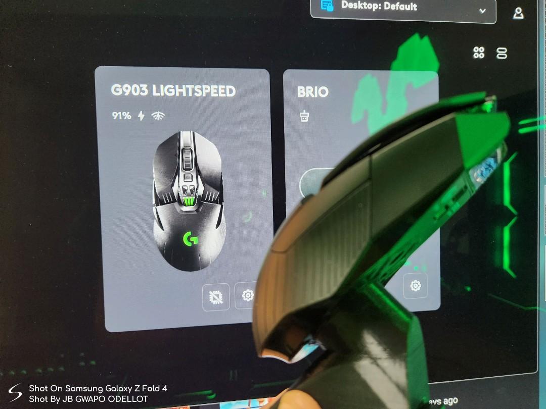 Logitech G903 Hero Sensor RGB Gaming Mouse with Charging Dock ...