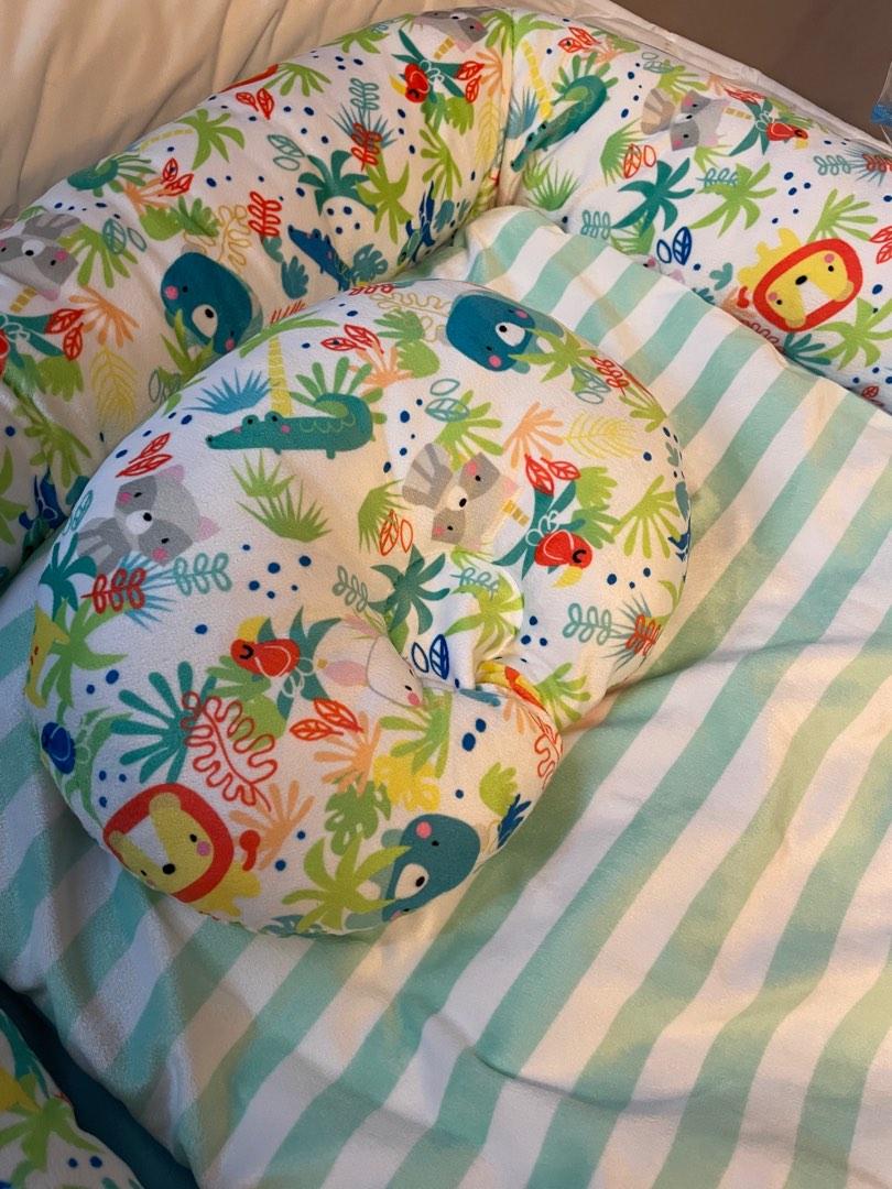 LUCKY BABY Cuddle Portable Baby Co-Pod Sleeping Mat (Jungle), Babies ...