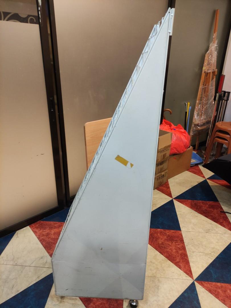 Magazine or Newspaper Metal Rack with Wheels, Furniture & Home Living ...