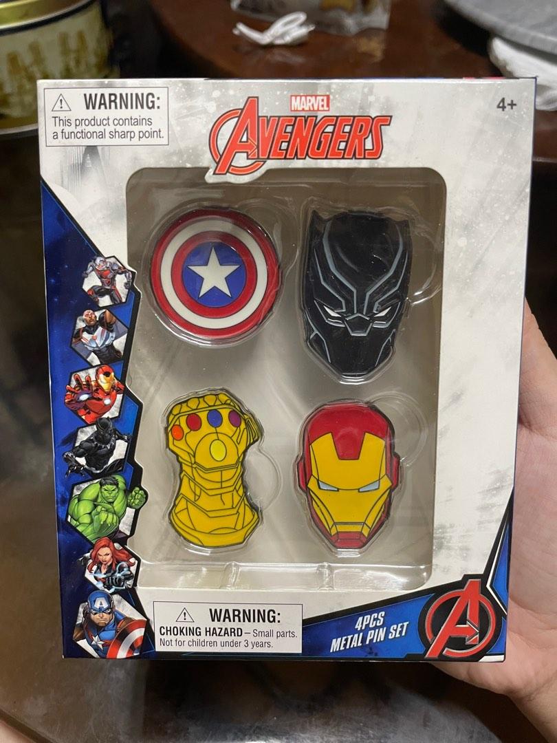 Marvel Avengers metal pin set, Hobbies & Toys, Toys & Games on Carousell