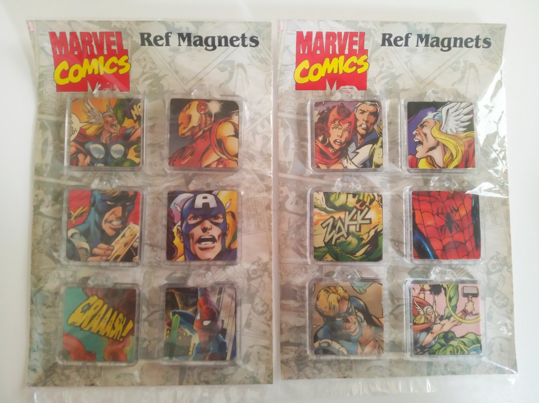Marvel Avengers Superhero Ref Magnets Acrylic Set, Hobbies & Toys ...