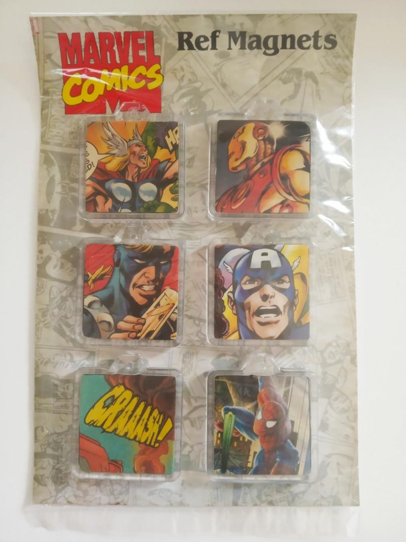 Marvel Avengers Superhero Ref Magnets Acrylic Set, Hobbies & Toys ...