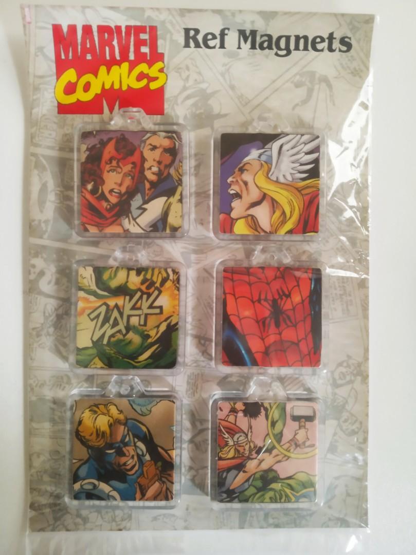 Marvel Avengers Superhero Ref Magnets Acrylic Set, Hobbies & Toys ...