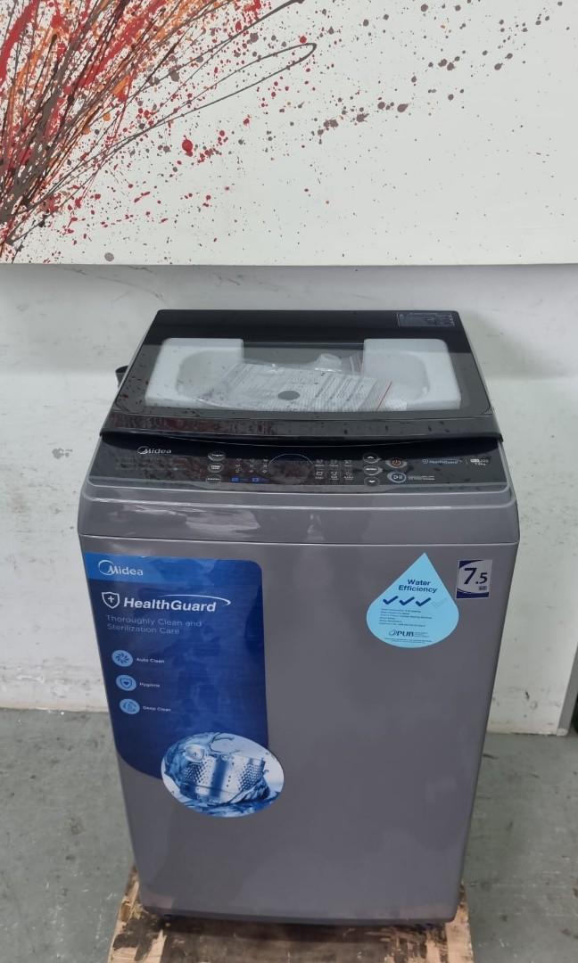 Midea 7.5kg top load Model: MA200W75, TV & Home Appliances, Washing ...