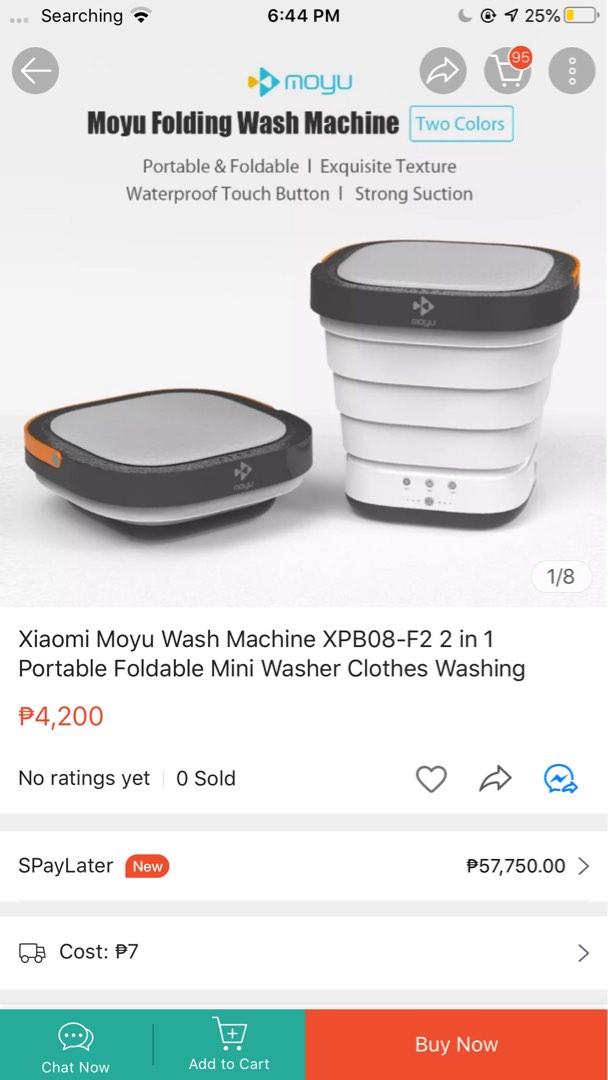 MOYU Foldable Washing Machine, TV & Home Appliances, Washing Machines ...