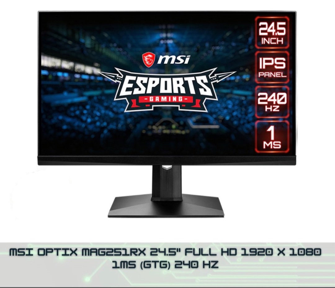 MSI Optix MAG251RX, Computers & Tech, Parts & Accessories, Monitor ...
