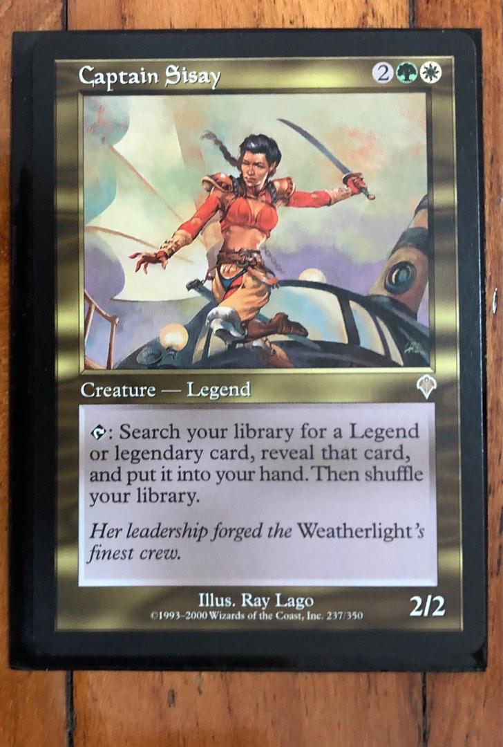MTG:Captain Sisay - Invasion (Rare), Hobbies & Toys, Toys & Games on ...