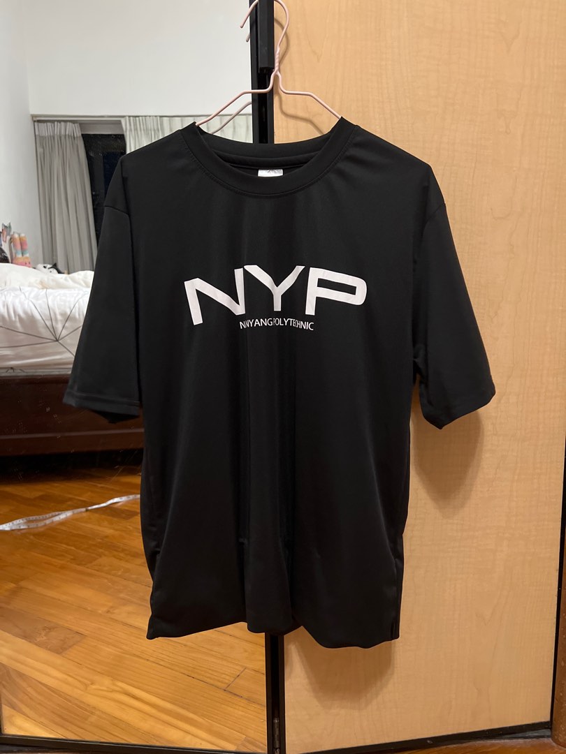 Nanyang Polytechnic Black Shirt, Men's Fashion, Tops & Sets, Tshirts ...