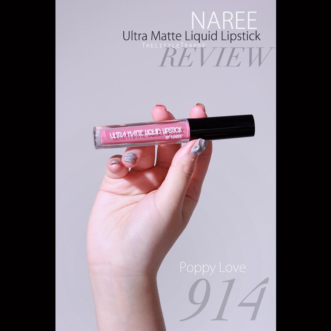 Naree Ultra Matt Liquid Lipstick #914 Poppy Love, Beauty & Personal ...