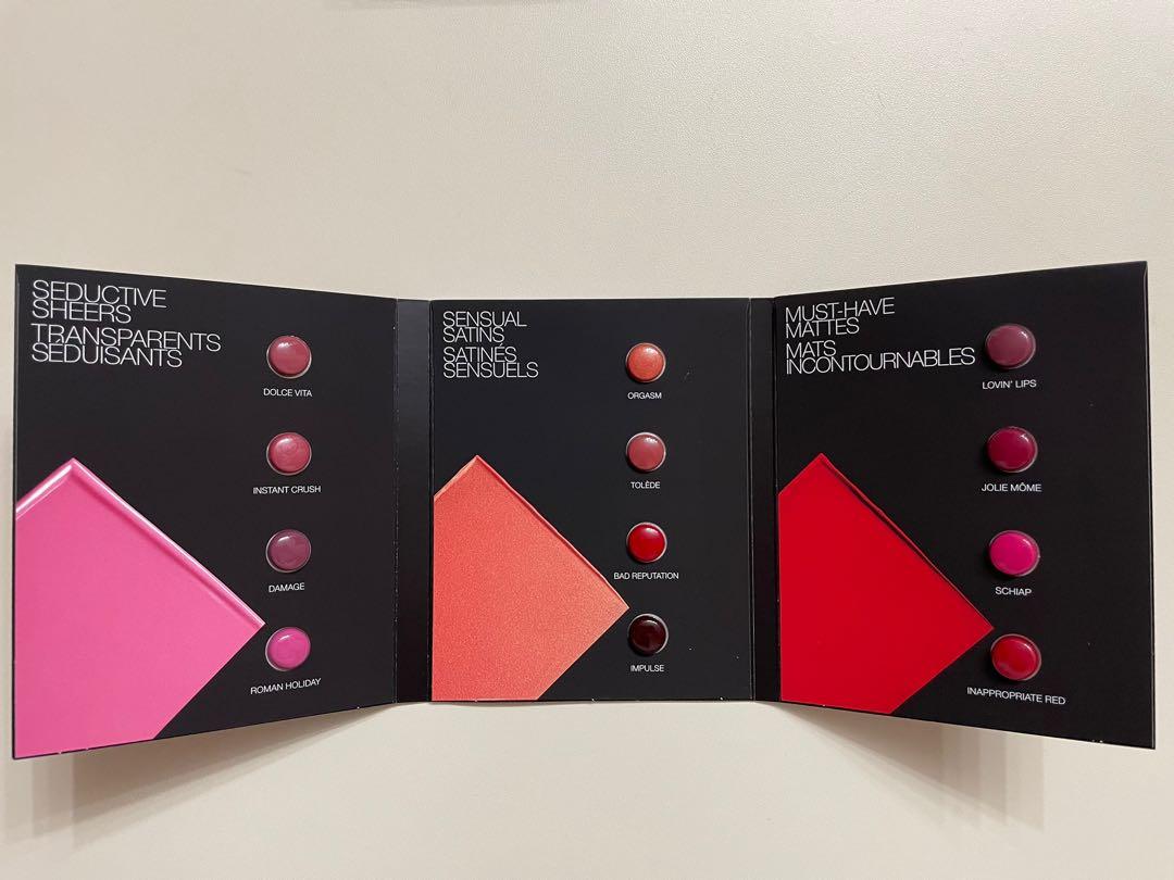 NARS Lipstick Sample 12 colours, 美容＆化妝品, 健康及美容 - 皮膚護理, 化妝品 - Carousell