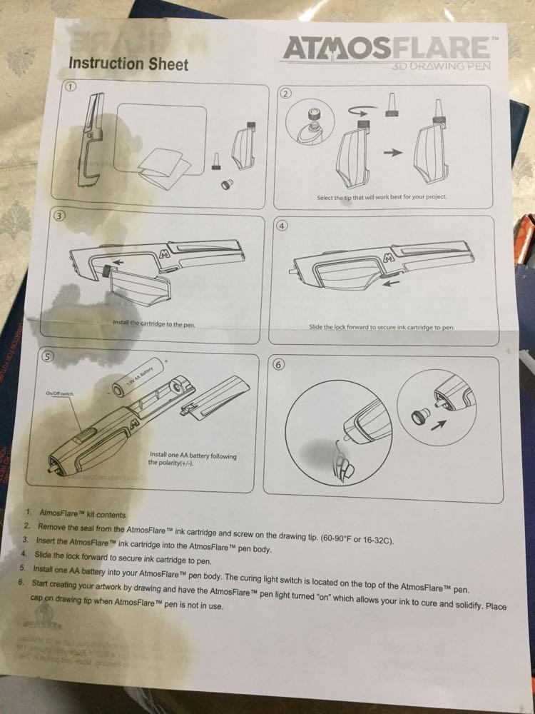New ATMOS FLARE 3D DRAWING PEN, Hobbies & Toys, Stationary & Craft, Art ...