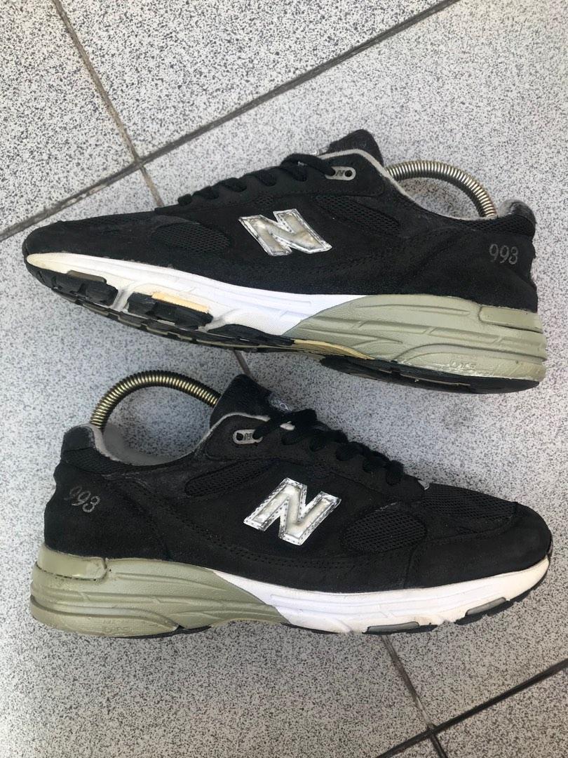 New Balance 993 Black, Fesyen Pria, Sepatu , Sneakers di Carousell