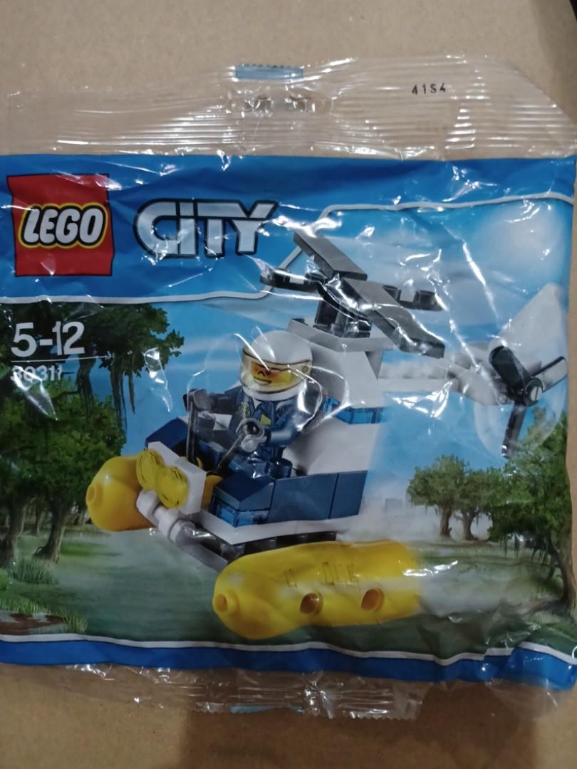 NEW Lego City 30311 Swamp Police Helicopter 30019 fire helicopter 30017 ...