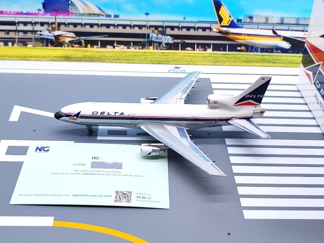 NG Models 1:400 Lockheed L-1011 Delta Airlines N725DA, Hobbies & Toys ...