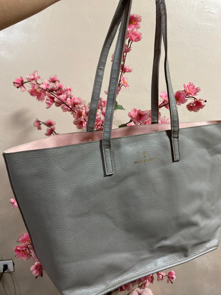 NICE CLAUP Large Tote, Women's Fashion, Bags & Wallets, Tote Bags on ...