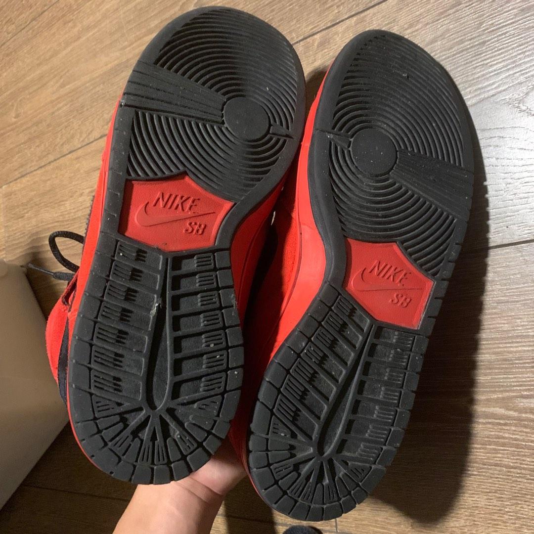Nike Sb Dunk Hi Red Devil US10, 男裝, 鞋, 波鞋 - Carousell