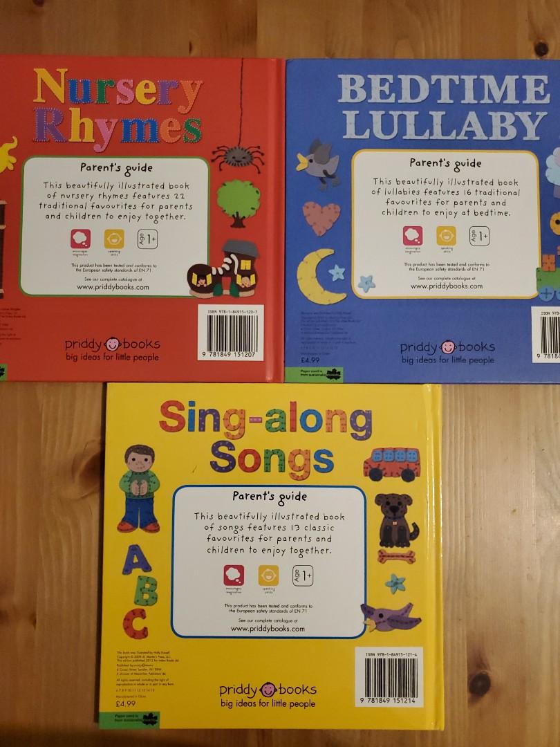 Nursery Rhymes / Bedtime Lullaby / Sing-along Songs 幼兒英文書籍, 興趣及遊戲, 書本 ...
