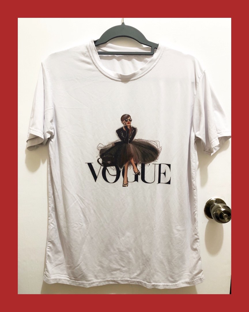 Oversized Vogue Shirt, Women's Fashion, Tops, Shirts on Carousell