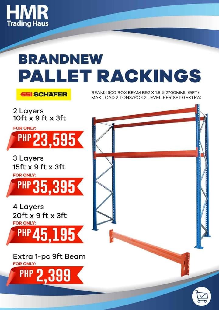 Pallet Rackings, Announcements on Carousell