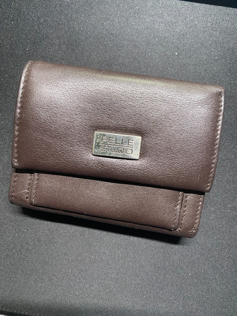 Pelle Studio Brown Leather Wallet, Women's Fashion, Bags & Wallets ...