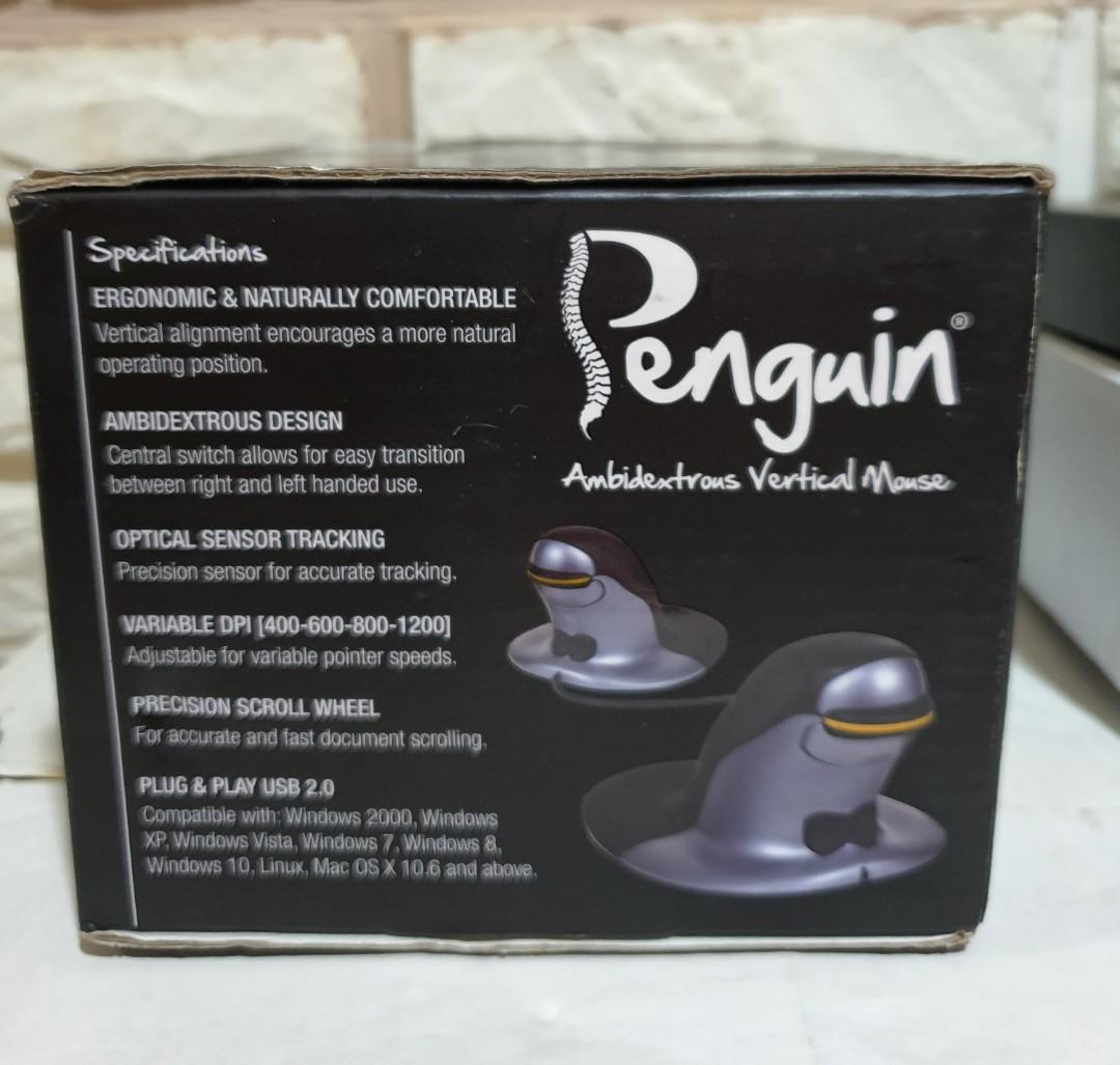 Penguin Ambidextrous Vertical Mouse, Computers & Tech, Parts ...