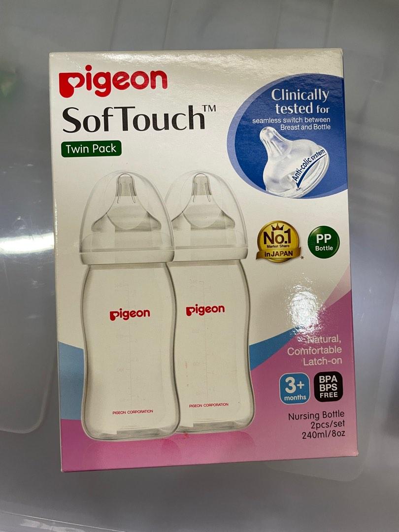 Pigeon Soft Touch 240ML bottle, Babies & Kids, Nursing & Feeding, Breastfeeding & Bottle Feeding ...