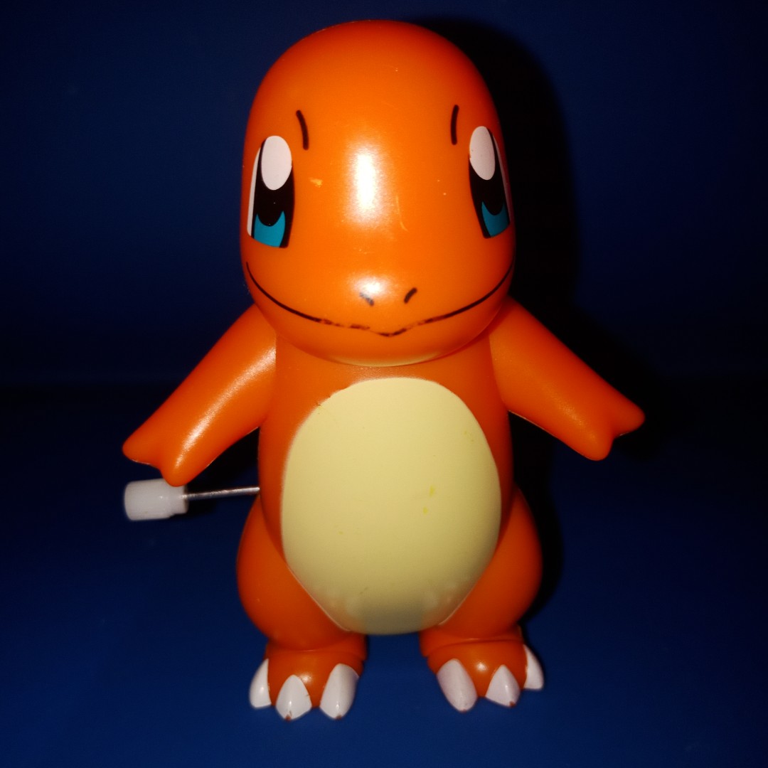 Pokemon figure vintage windup charmander year 1997 toy nintendo ...