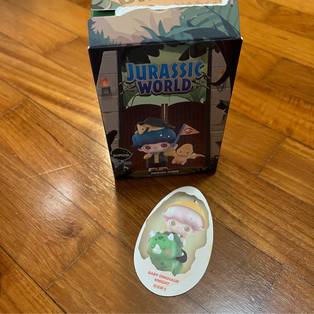 Popmart Dimoo Jurassic World Baby Dinosaur Knight, Hobbies & Toys, Toys ...