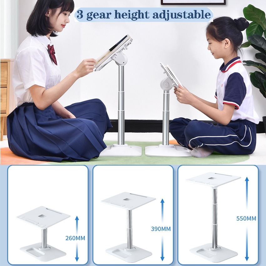 Portable Table Desk Adjustable Height Uprise Laptop Stand Computer ...