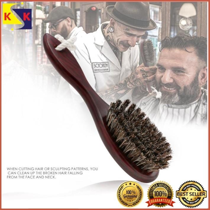 Professional fade brush shaving barber/wooden handle hardressing ...