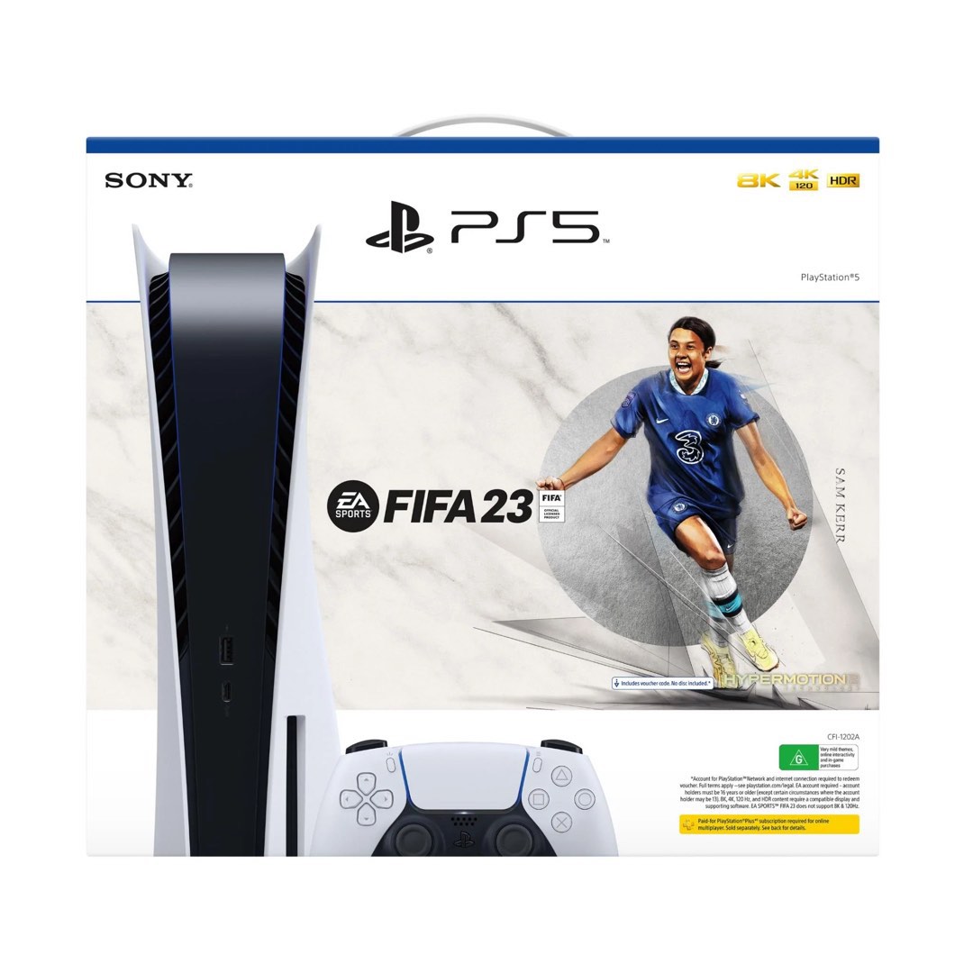 PS5 Disc FIFA 23 Bundle (Limited Stock), Video Gaming, Video Game ...