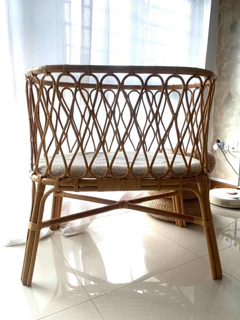 Rattan Baby Cot, Babies & Kids, Baby Nursery & Kids Furniture, Cots ...