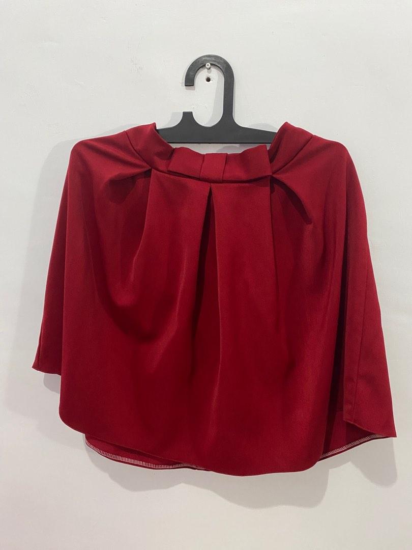 Rok merah, Fesyen Wanita, Pakaian Wanita, Gaun & Rok di Carousell