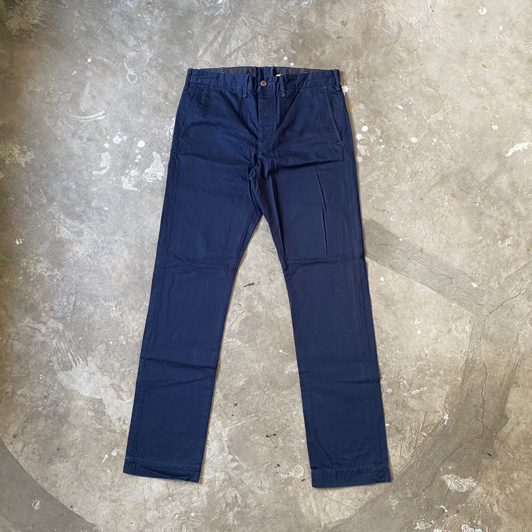 RRL Ralph Lauren - Military Chino Pants Navy, Men's Fashion, Bottoms ...