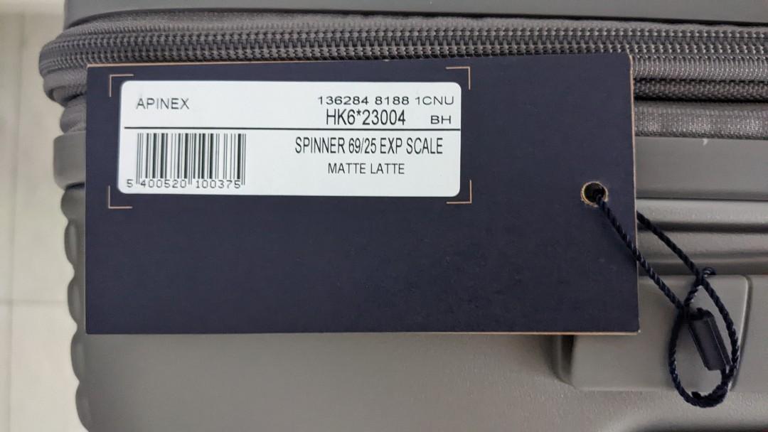 Samsonite Apinex Spinner 69cm with built-in scale, Hobbies & Toys ...