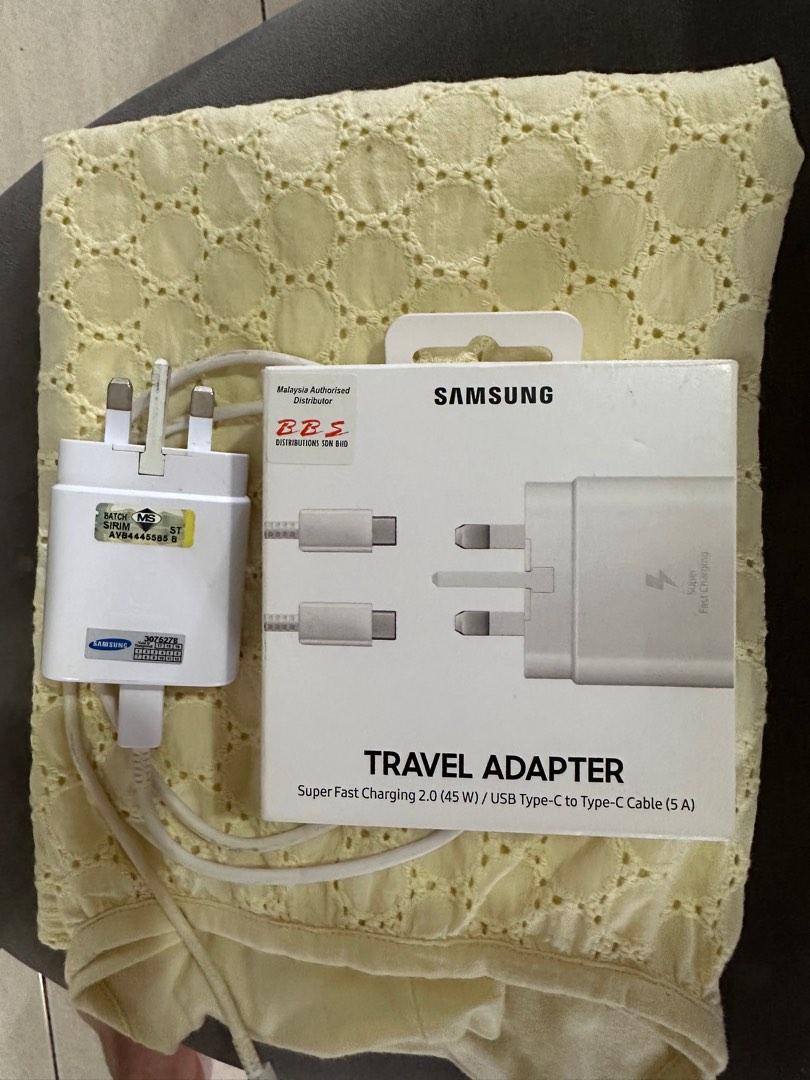 Samsung Super fast charging travel adapter 45 watt, Mobile Phones & Gadgets, Mobile & Gadget ...