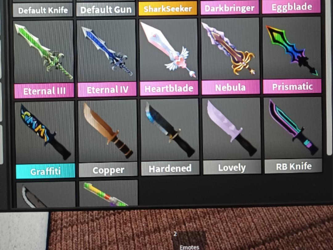 Selling Mm2 Weapons or trading for Adopt me(Read desc), Video Gaming ...