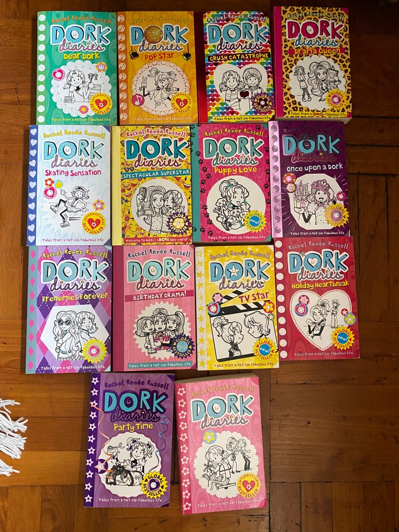 Set of 14 Dork Diaries books, Hobbies & Toys, Books & Magazines ...